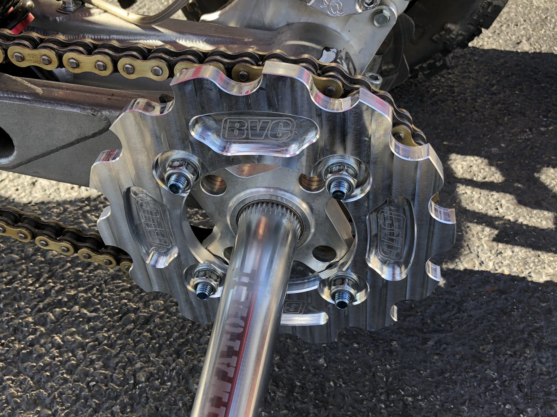 TRX450R TRX250R 400EX BILLET “SAW” Sprocket Guard – BVC OFF-ROAD
