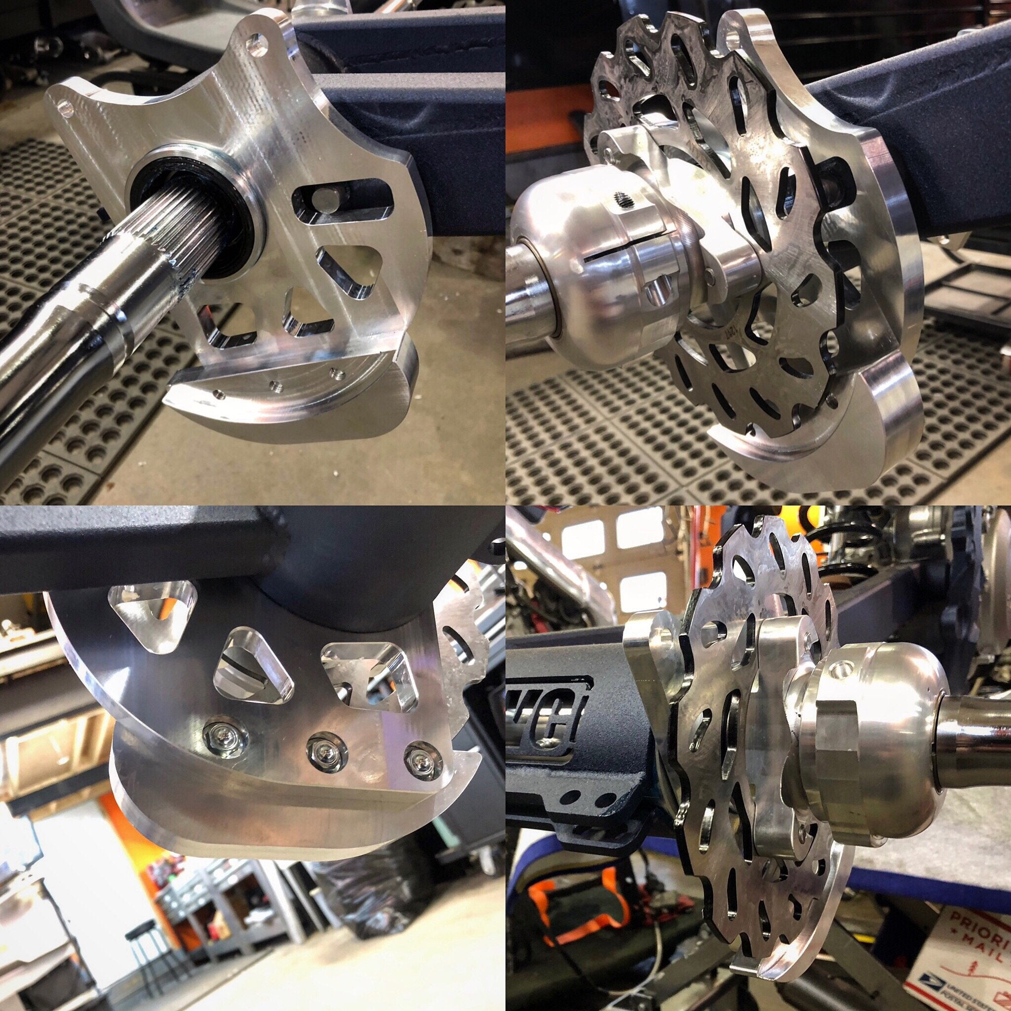 Honda TRX450R Rear Caliper Bracket + Rotor Guard – BVC OFF-ROAD